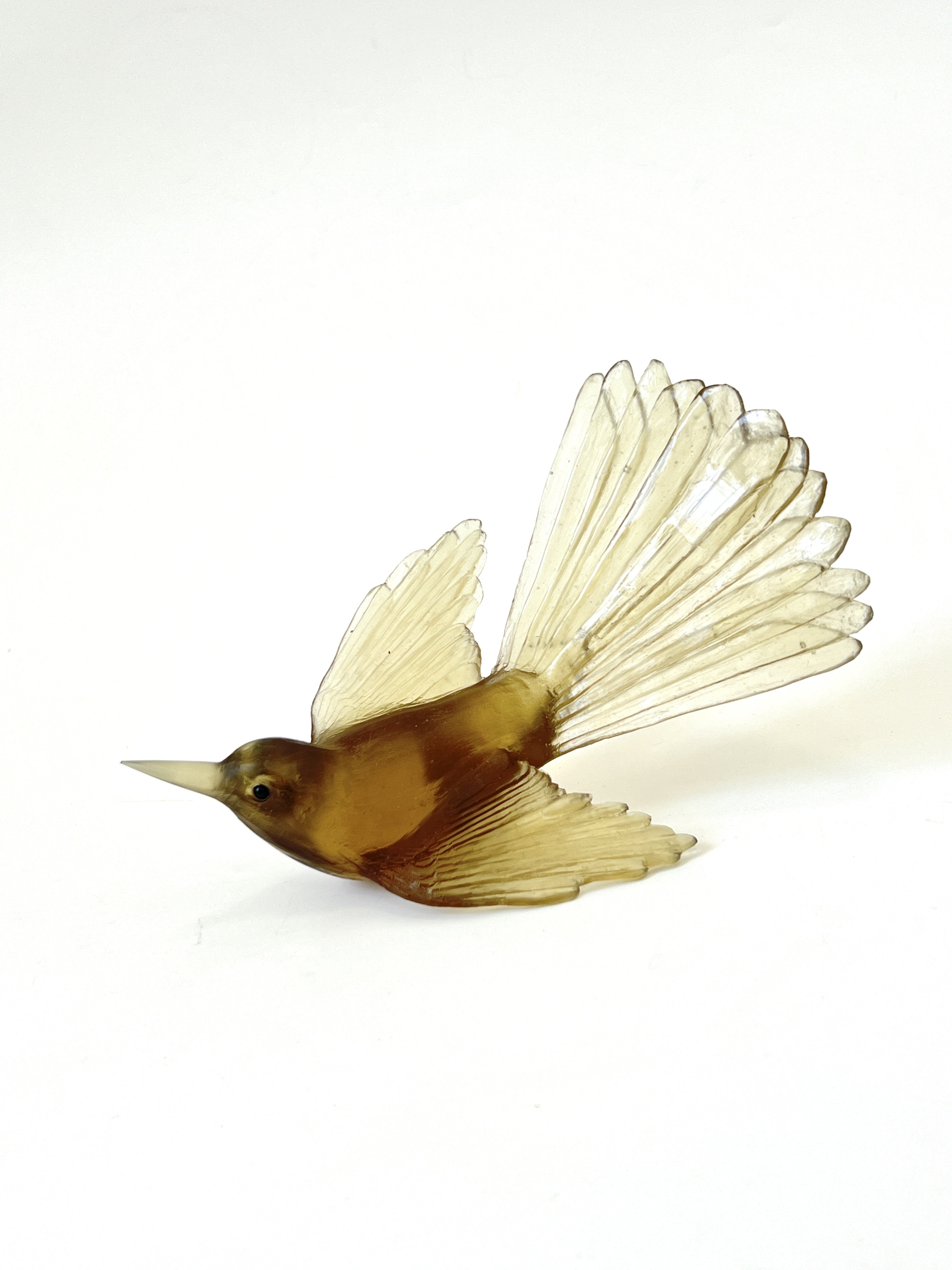 Glass Fantail / Pīwakawaka - Bronze – Inc Design Store