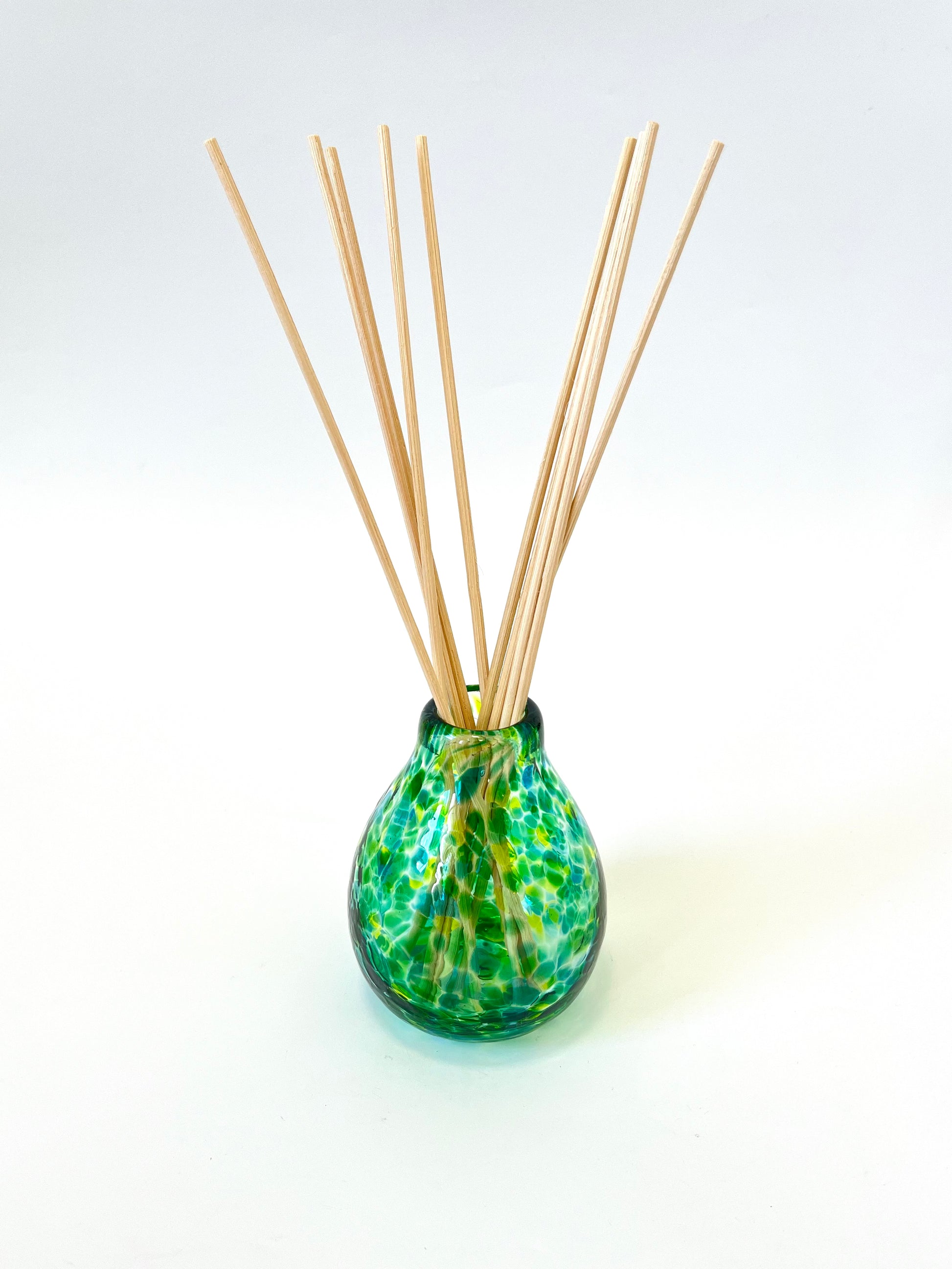 Handblown Glass Diffuser/Vase - Sea Green – Inc Design Store