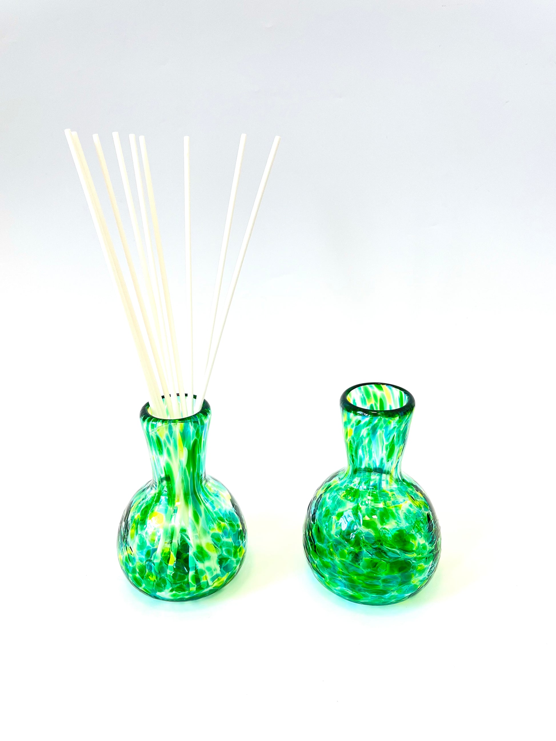 Handblown Glass Diffuser/Vase - Sea Green – Inc Design Store